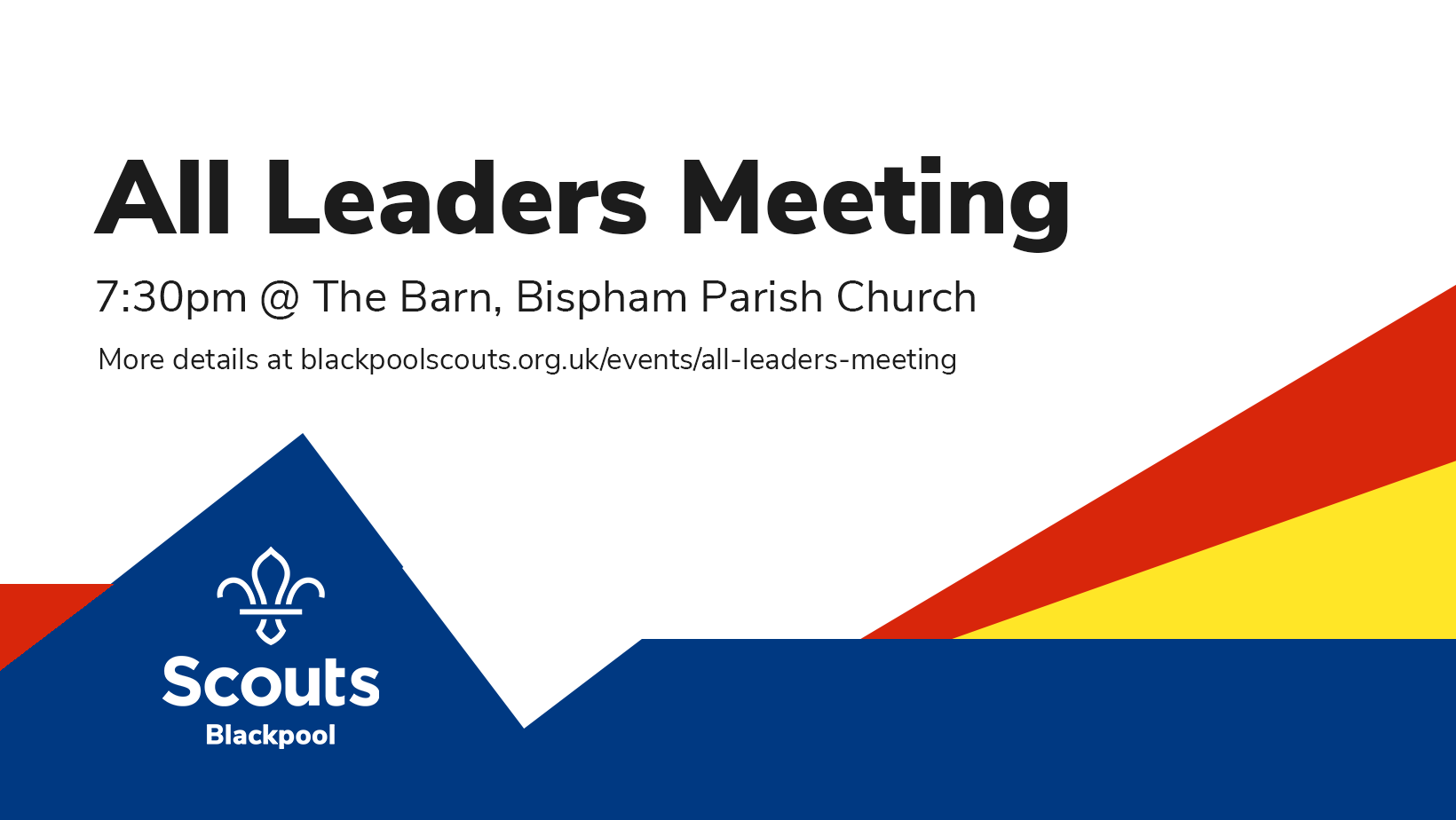 TAll Leader Meeting – Blackpool Scouts